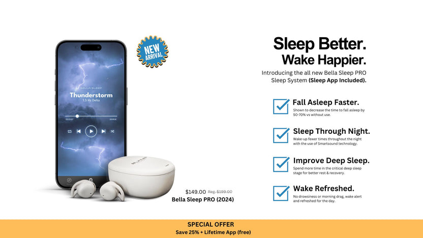 Bella Sleep PRO (2024 Sleep System) Bella Sleep Mask (Bluetooth Sleep ...